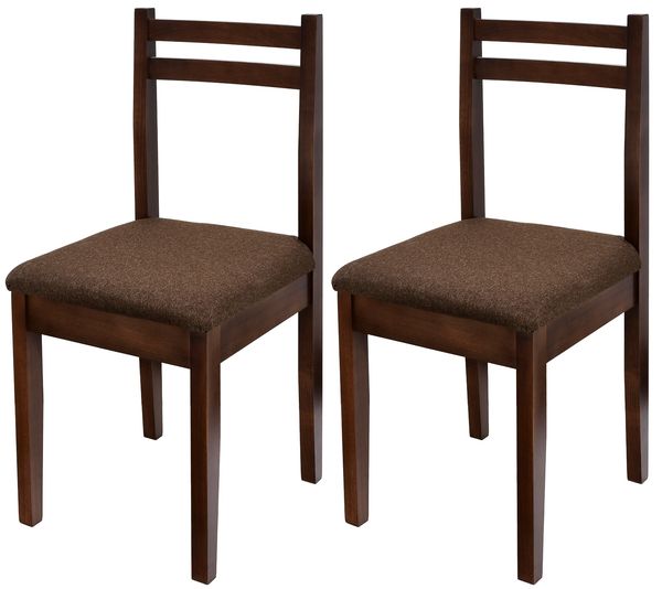 Комплект стульев  KETT-UP ECO OLIVER (ОЛИВЕР) деревянный, орех, 2 шт