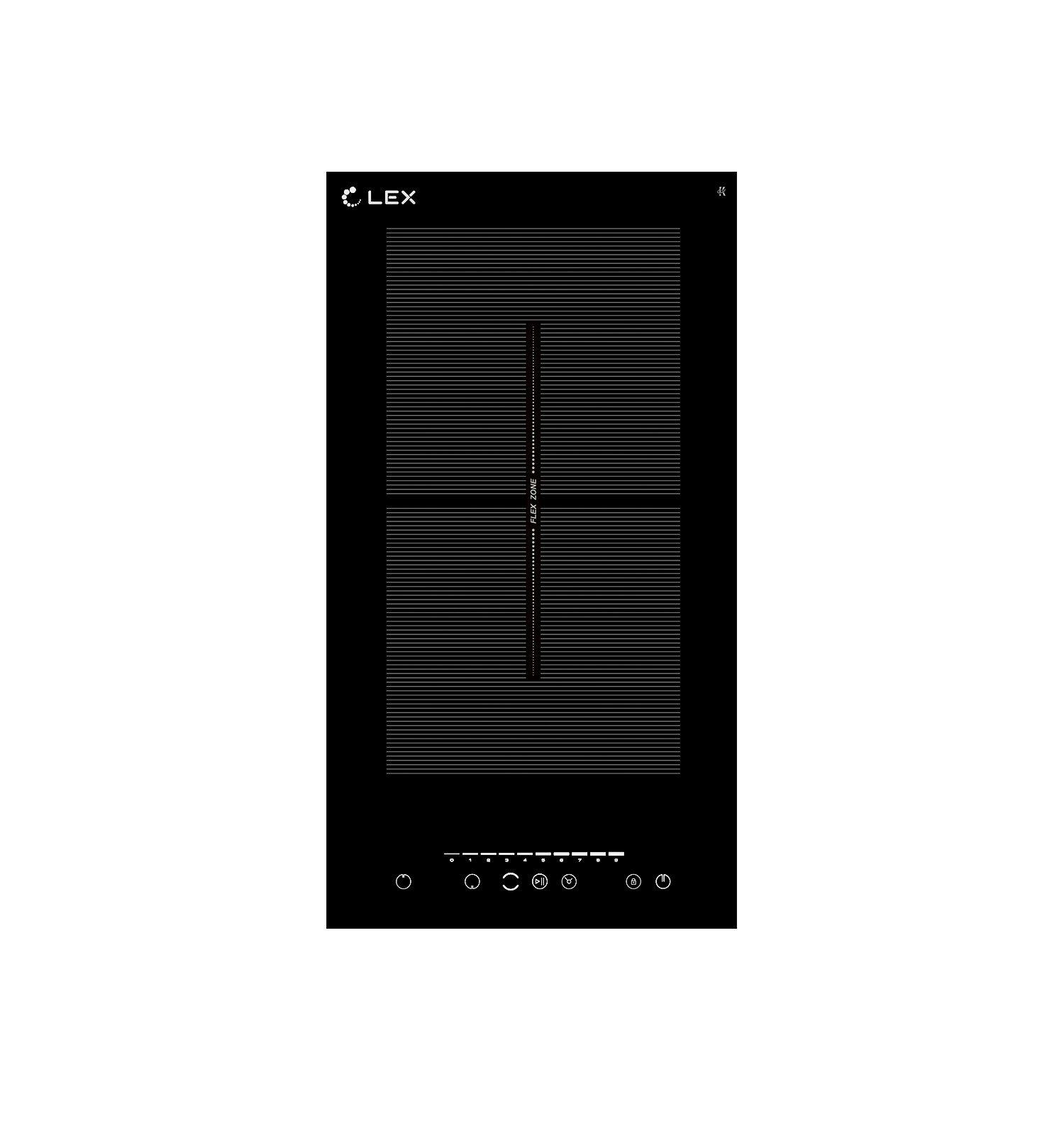 Встраиваемая варочная панель индукционная LEX CHYO000193 черный