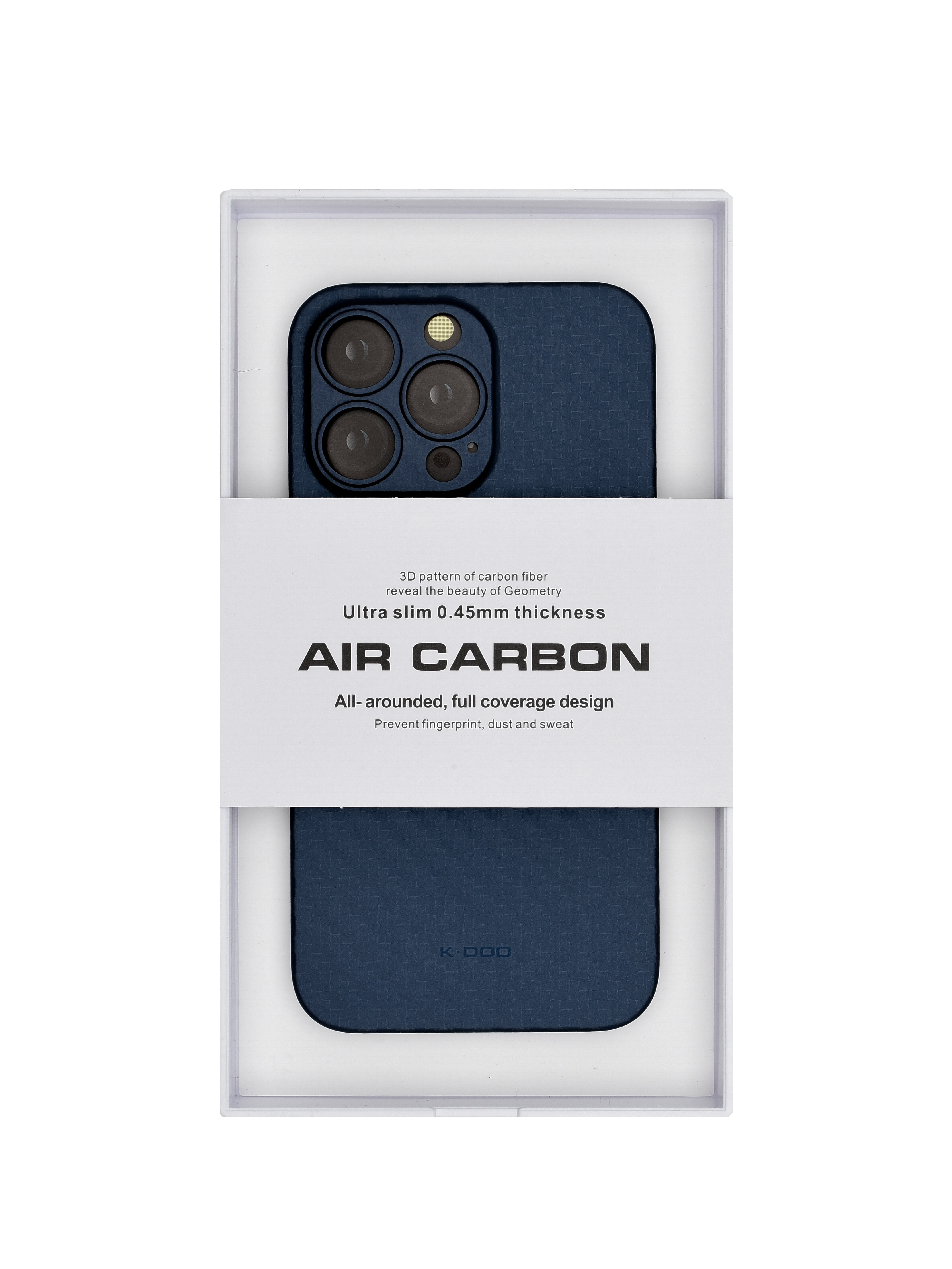 Чехол для iPhone 14 Pro AIR Carbon High Quality - Синий