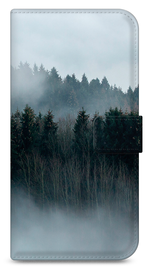 Чехол Awog  на Huawei Y7 Prime 2018 "Лес в голубом тумане"