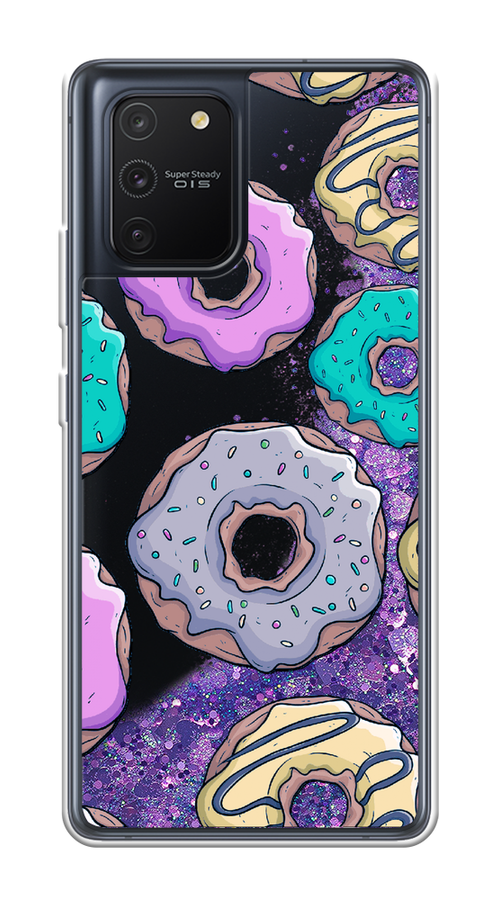 Чехол Awog на Samsung Galaxy S10 Lite/Самсунг S10 Lite "Разноцветные пончики в глазури 2"
