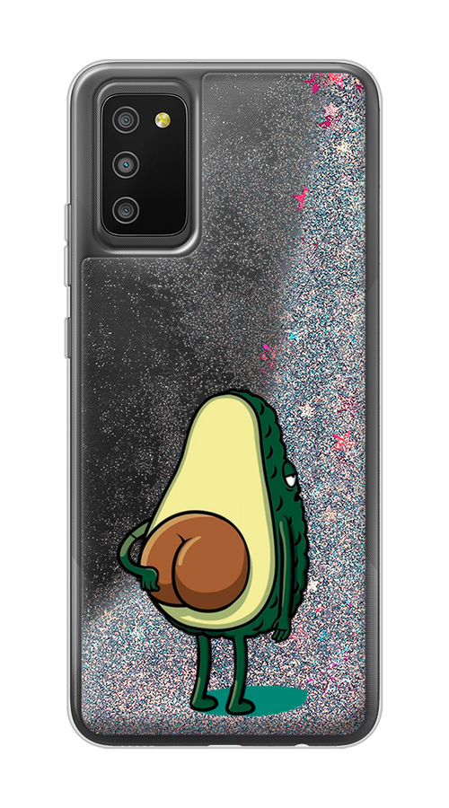 Чехол Awog на  Samsung Galaxy A02s / Самсунг A02s "Попа авокадо"