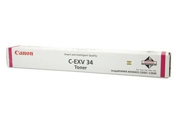 Тонер для лазерного принтера Canon C-EXV34M пурпурный, оригинал