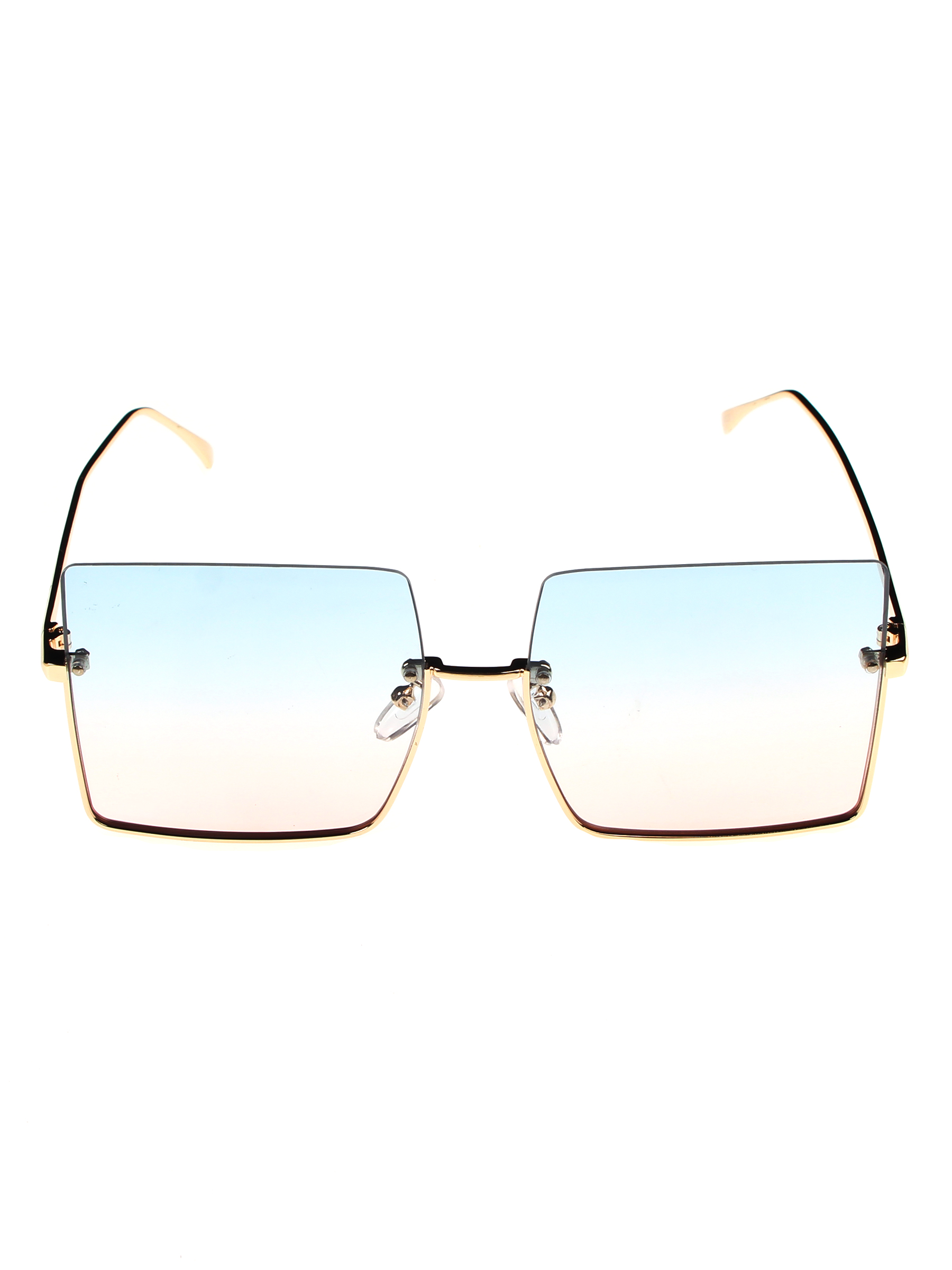 Солнцезащитные очки женские Pretty Mania NDP001 голубые/бежевые