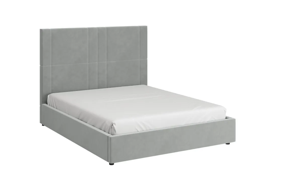 Кровать, Bravo Мебель, Клео 160х200 Вариант 2, Холодный серый