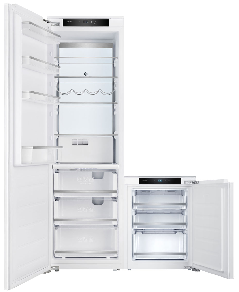 Встраиваемый холодильник ZUGEL ZRISS343FNF (ZRI1750NF + ZFI710NF) белый