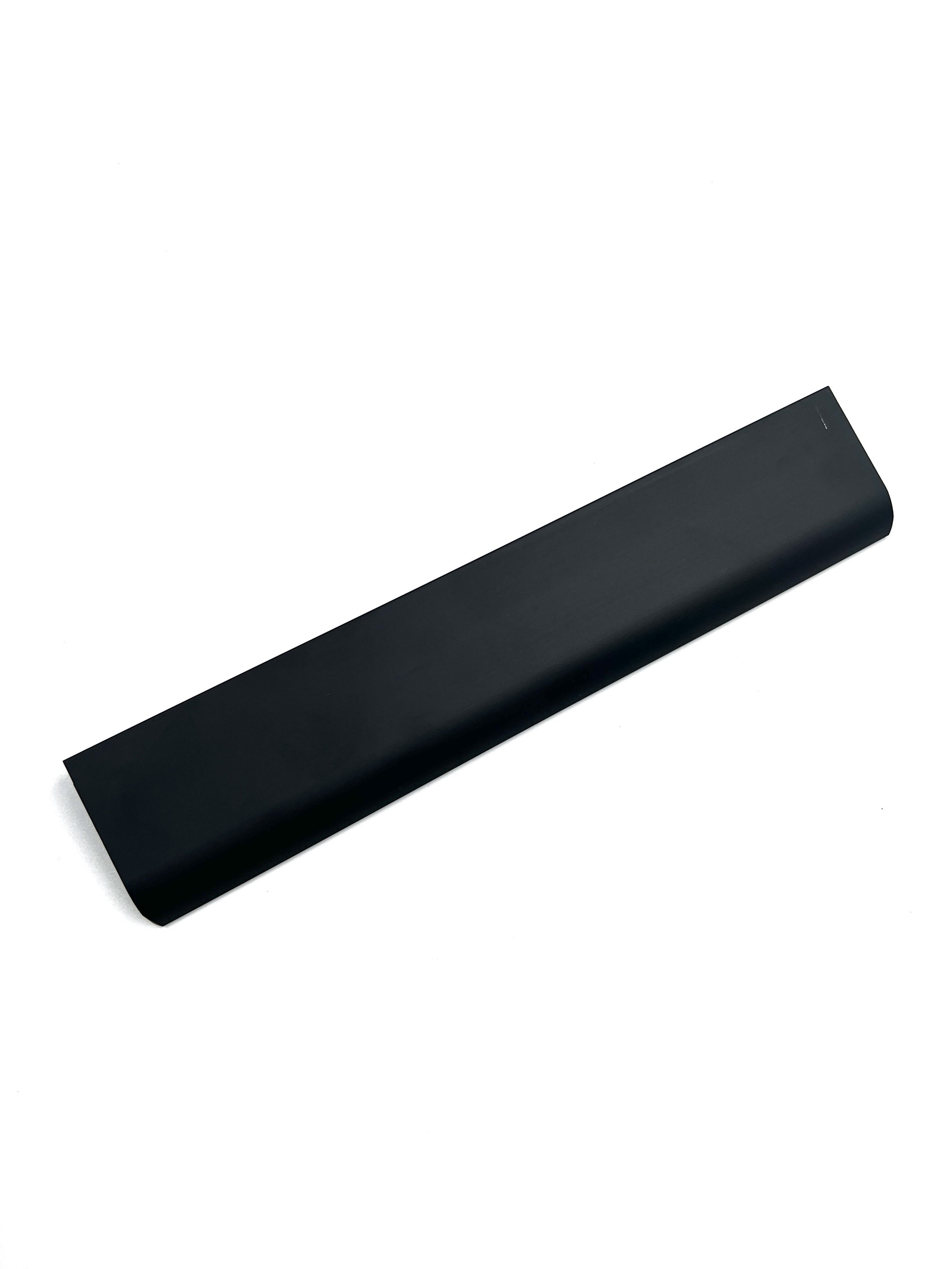 Ручка мебельная торцевая120 мм, межцентровое расстояние 96 мм, матовый черный, 1 шт