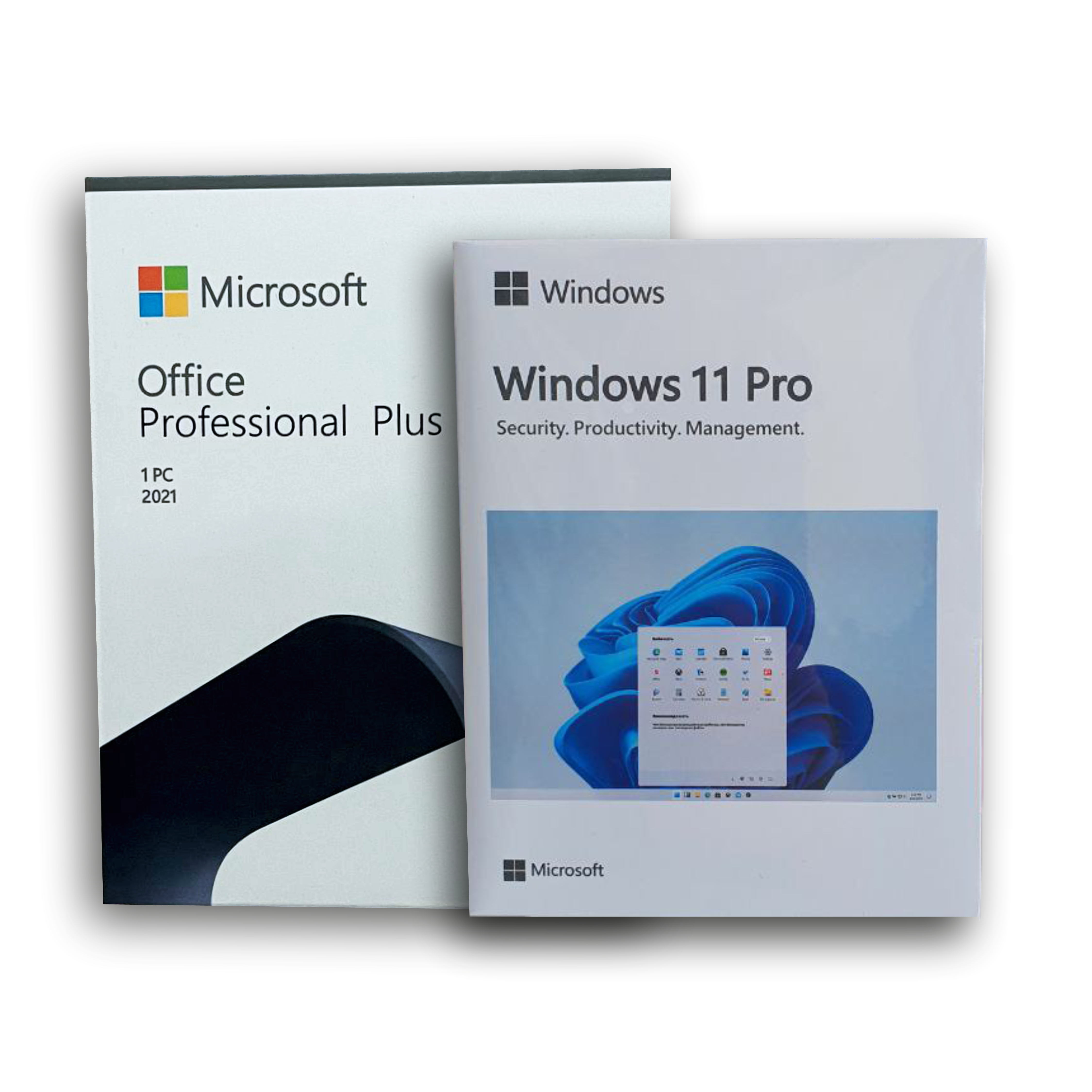Microsoft Windows 11 Pro Box + Office 2021 Pro plus Box