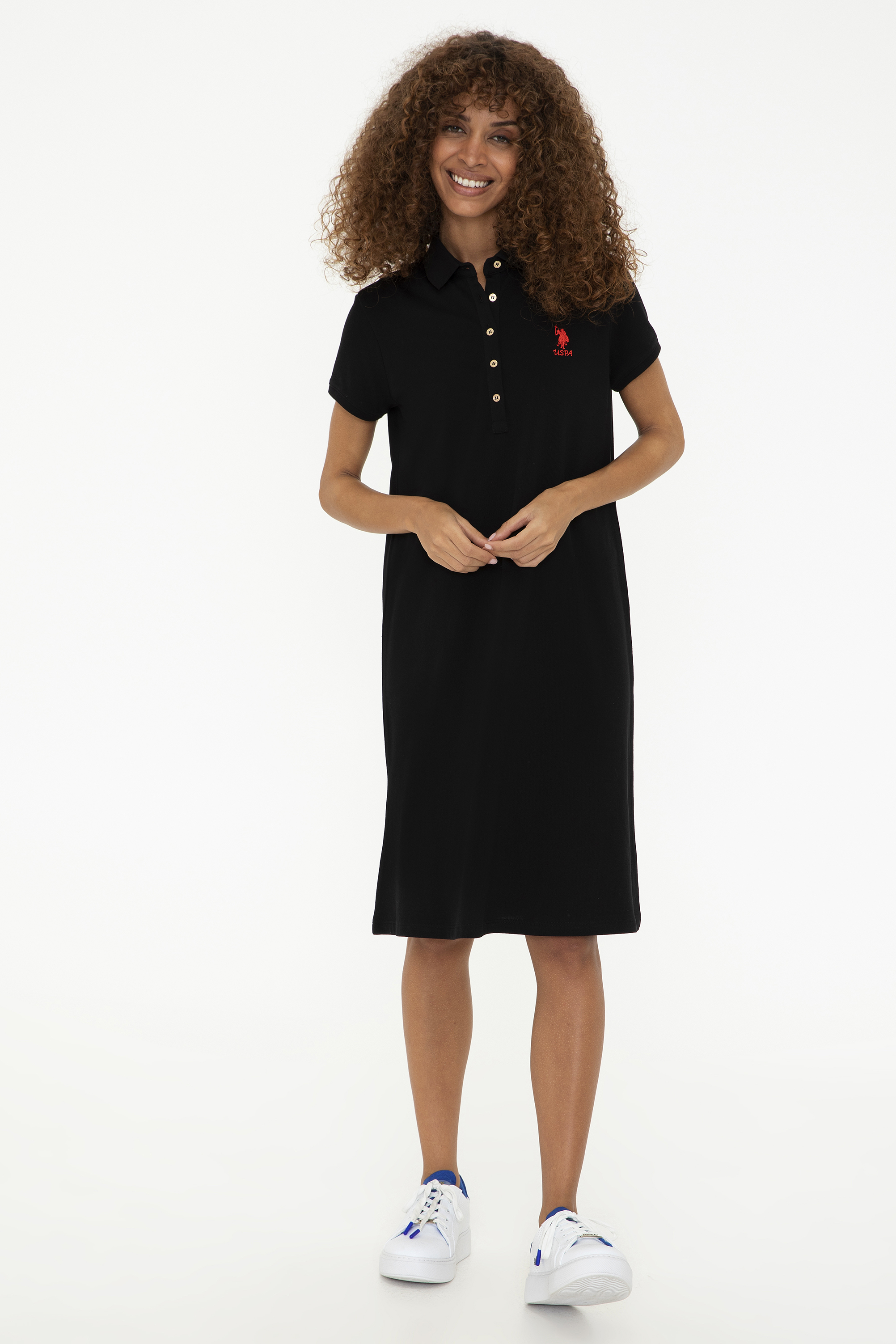 Платье женское U.S. POLO Assn. G082GL0750GURLIN21 черное XS