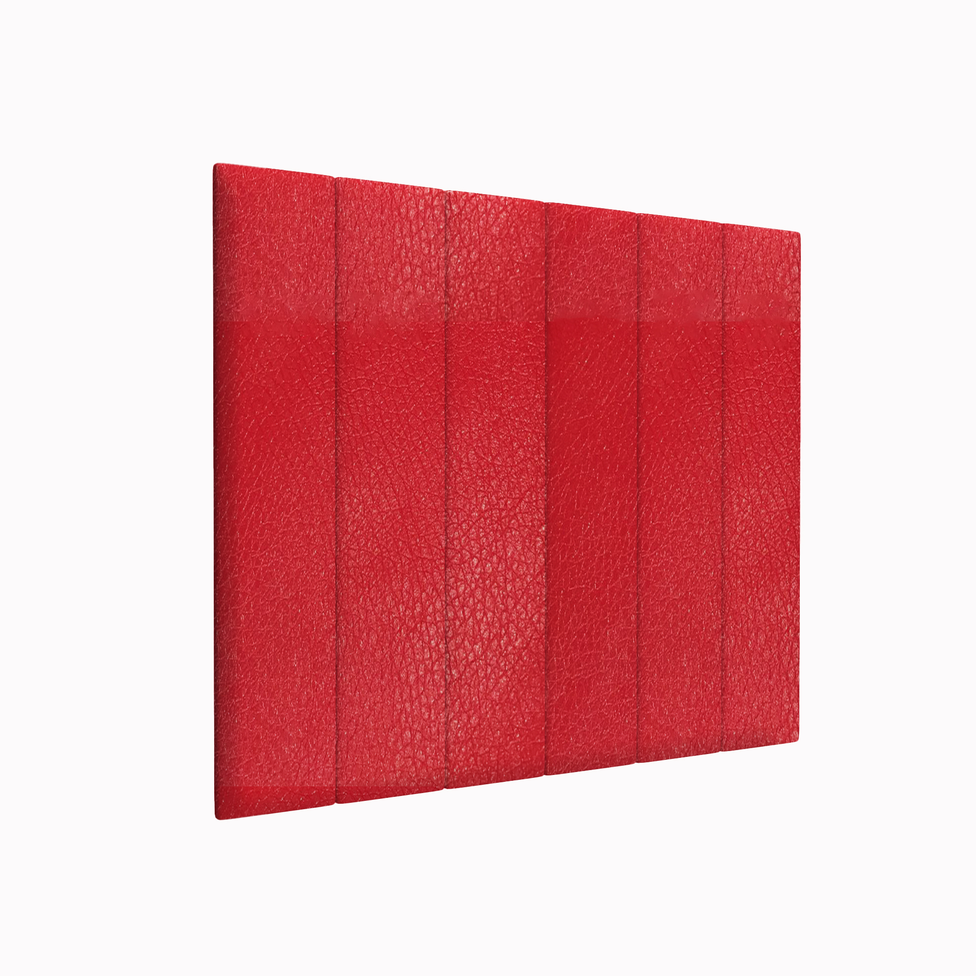Прикроватная панель Eco Leather Red 20х100 см 4 шт.