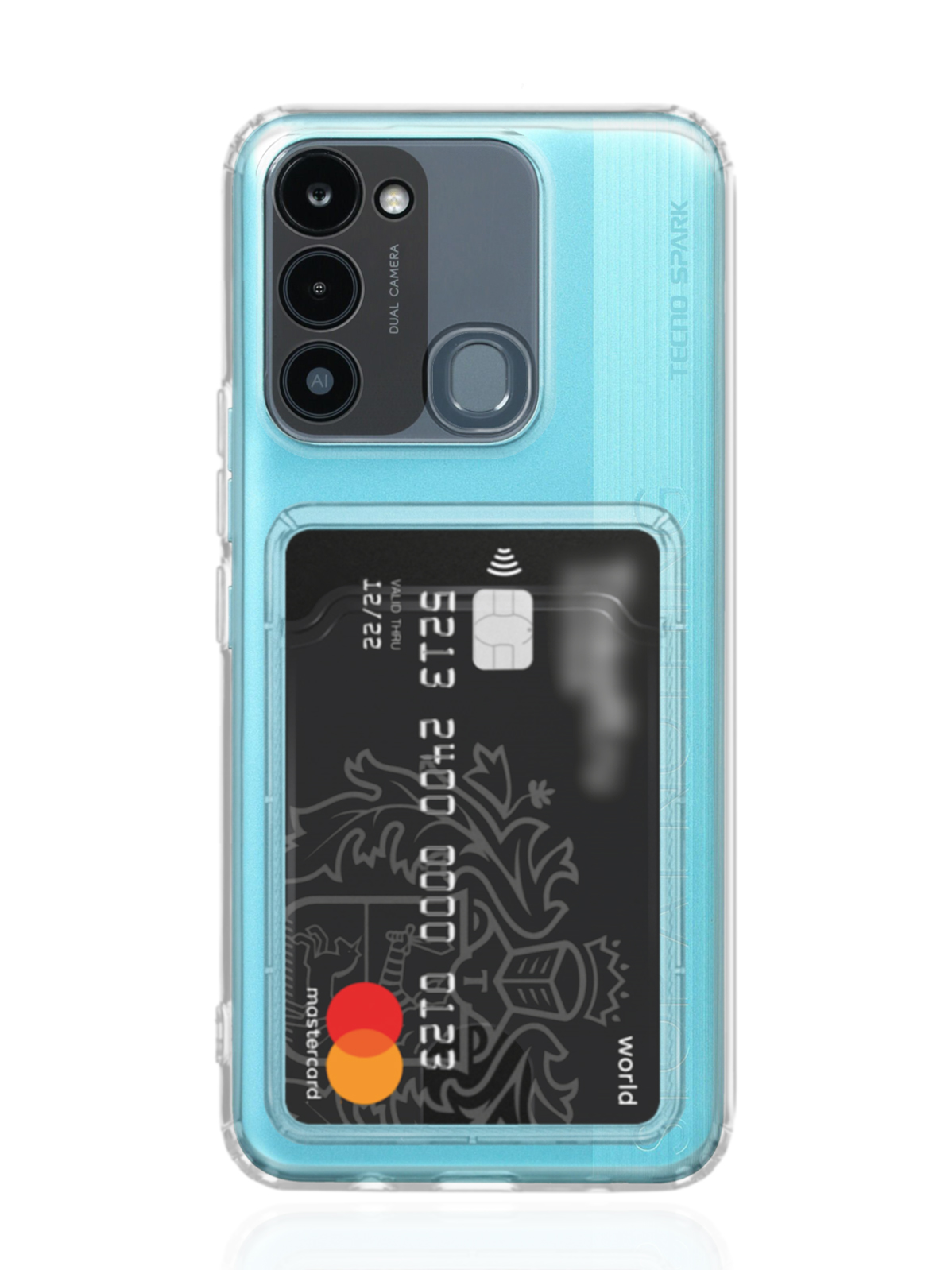 Чехол MustHaveCase с карманом для карт для Tecno Spark 8C/Go 2022