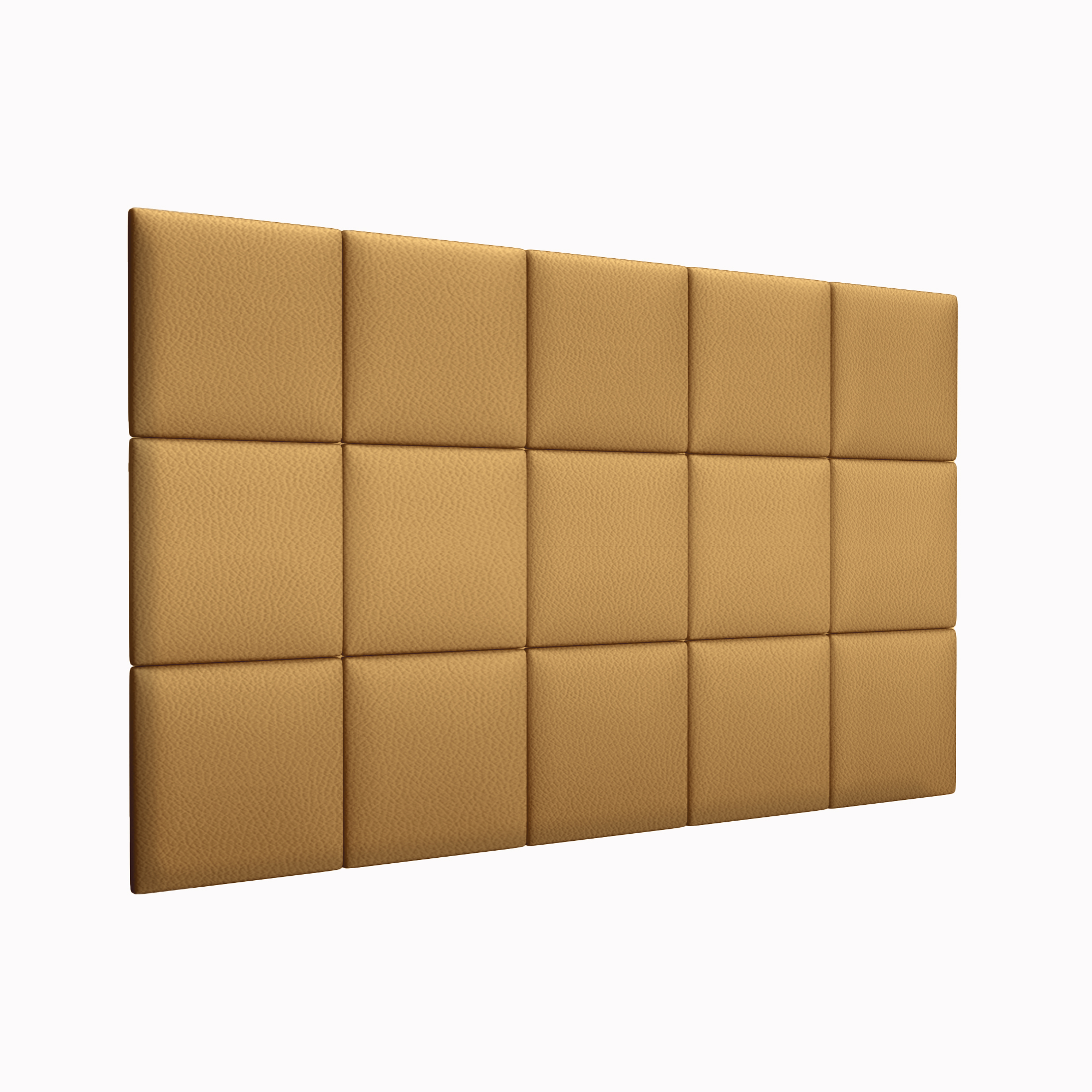 Прикроватная панель Eco Leather Gold 30х30 см 1 шт.