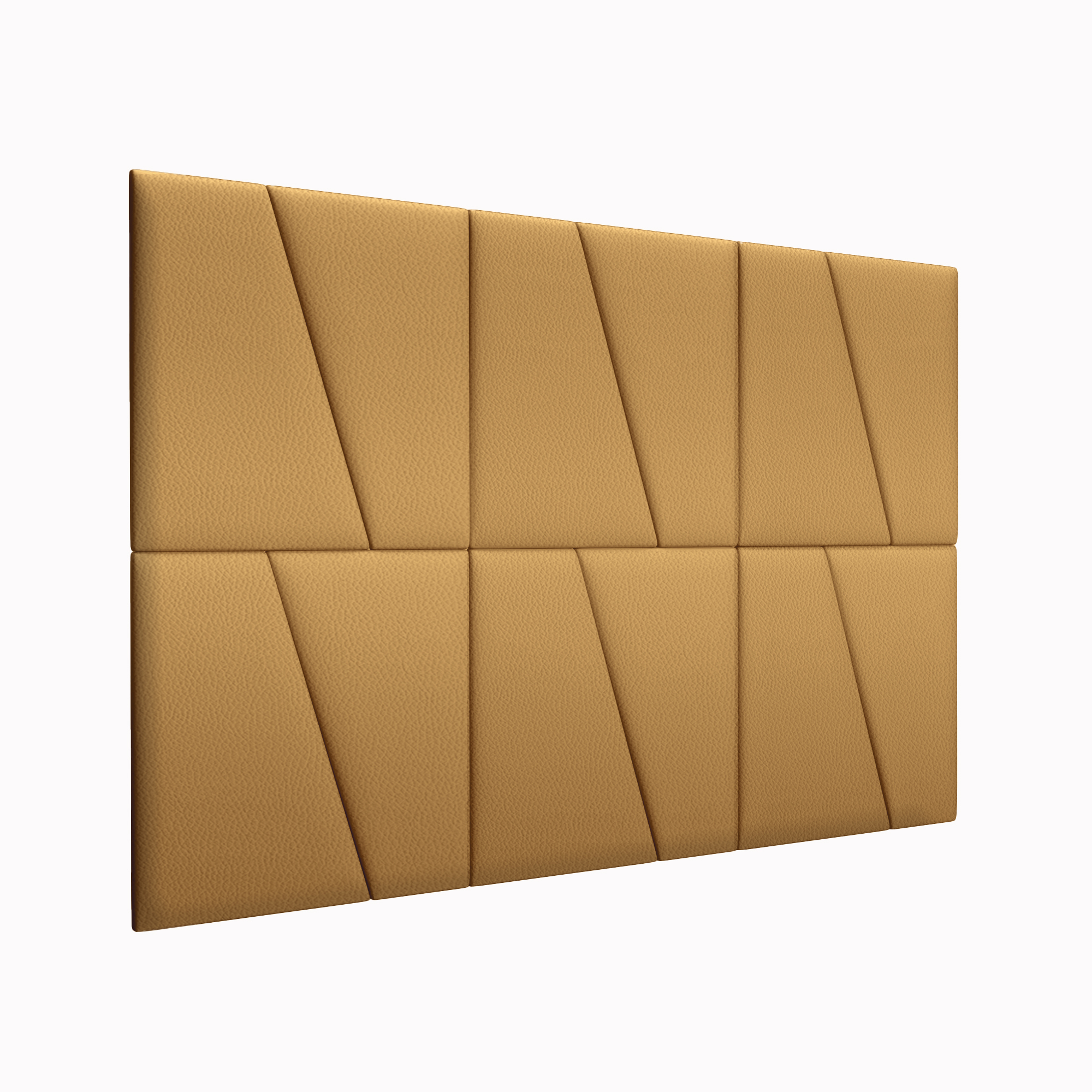 Прикроватная панель Eco Leather Gold 50х50DL см 2 шт.
