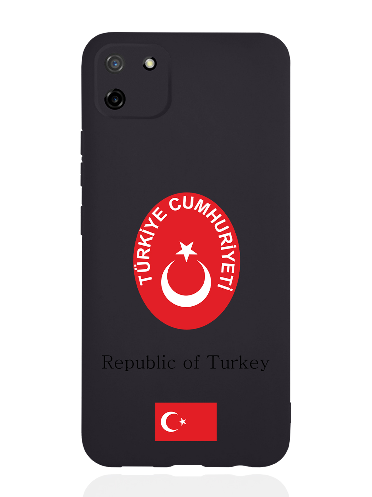 Чехол SignumCase для realme C11 (2020) Герб Турции черный