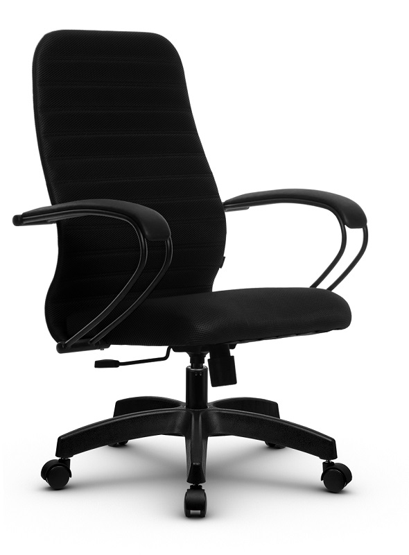 Кресло компьютерное SU-C-10/подл.130/осн.001 Черный