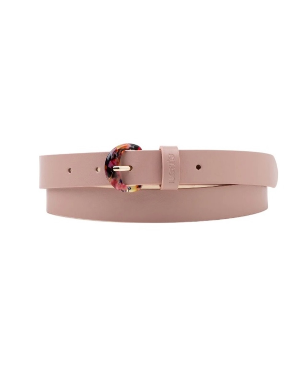 Ремень женский Levi's Women Feminine Shell Belt розовый, 70 см