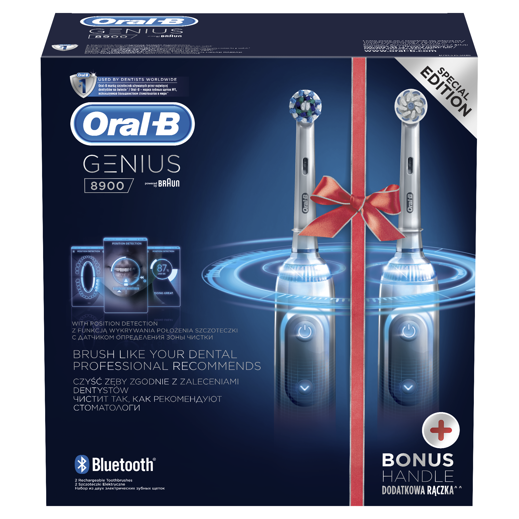 Зубная щетка электрическая Braun Oral-B Genius 8900