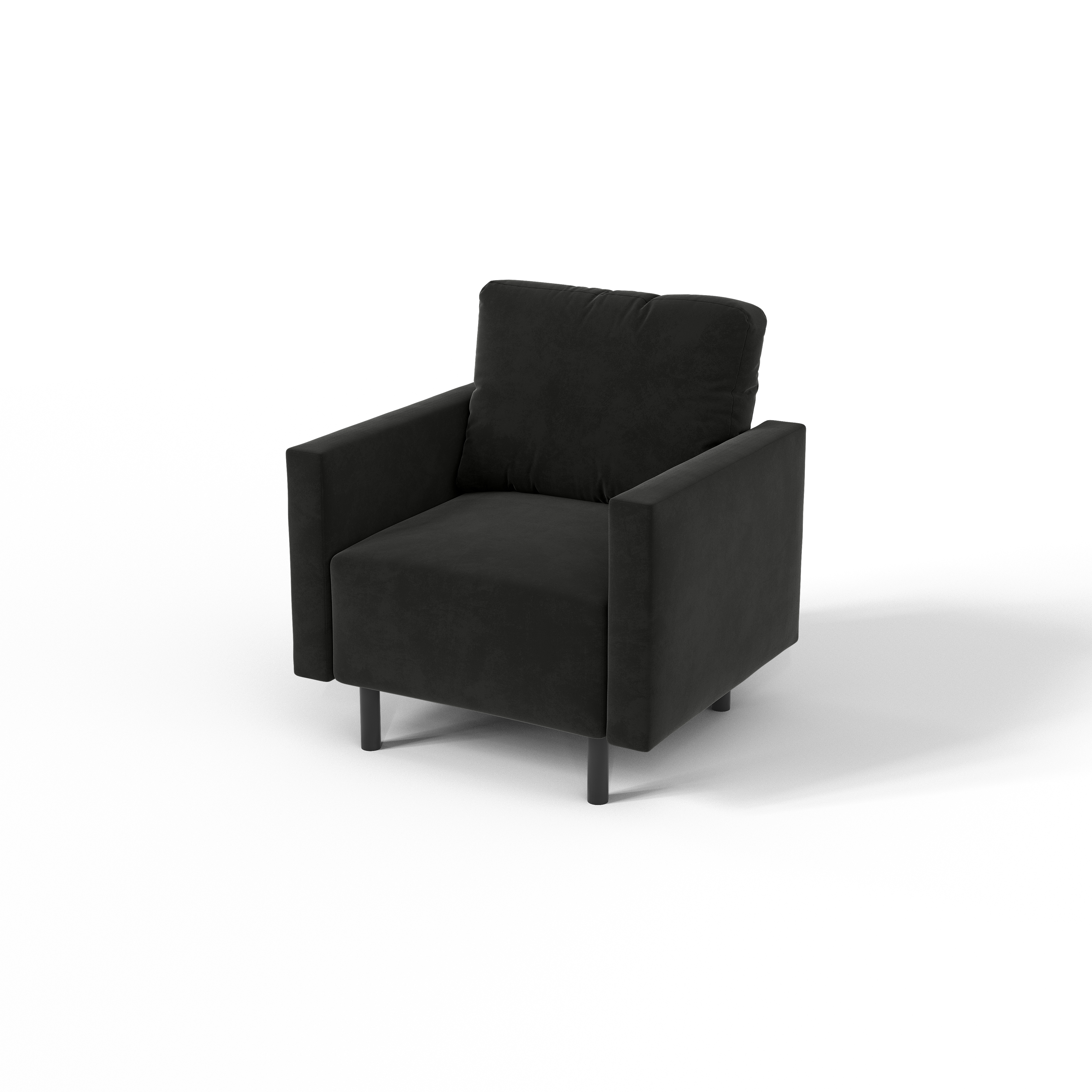 Кресло SALON TRON Сканди, черное 71х66х85