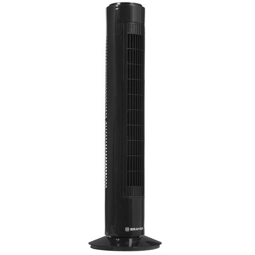 Вентилятор колонный, напольный Brayer 4952BR-BK черный