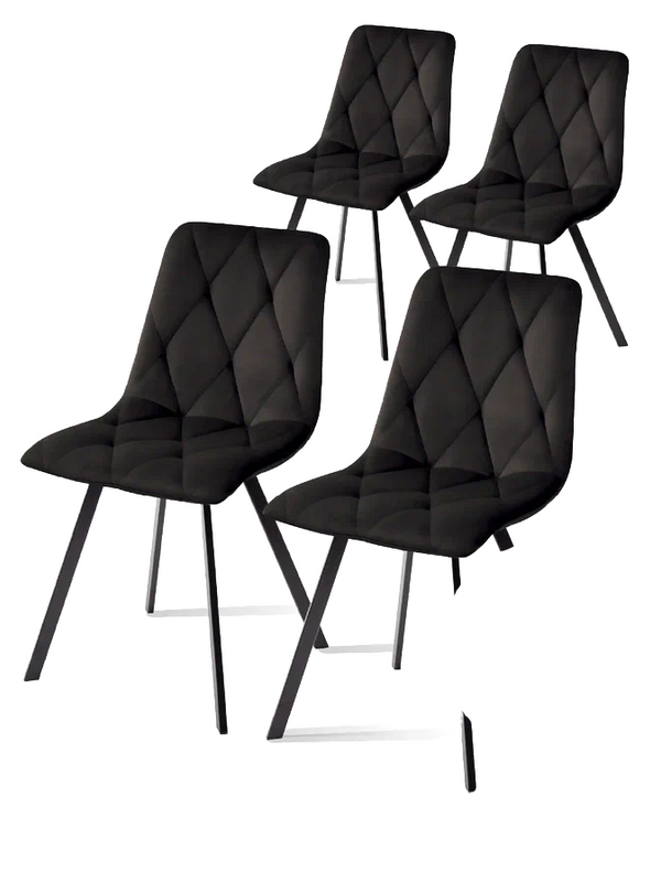 Комплект стульев 4 шт. ROOMEKO NapoliAMO15Bx4, серый/в ассортименте