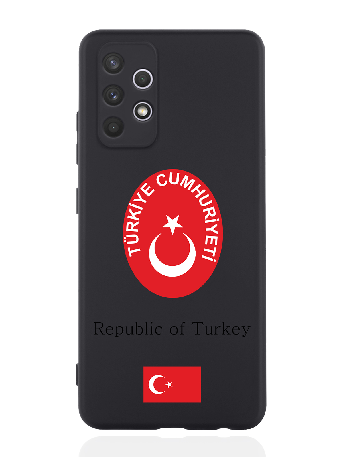 Чехол SignumCase для Samsung Galaxy A32 Герб Турции черный