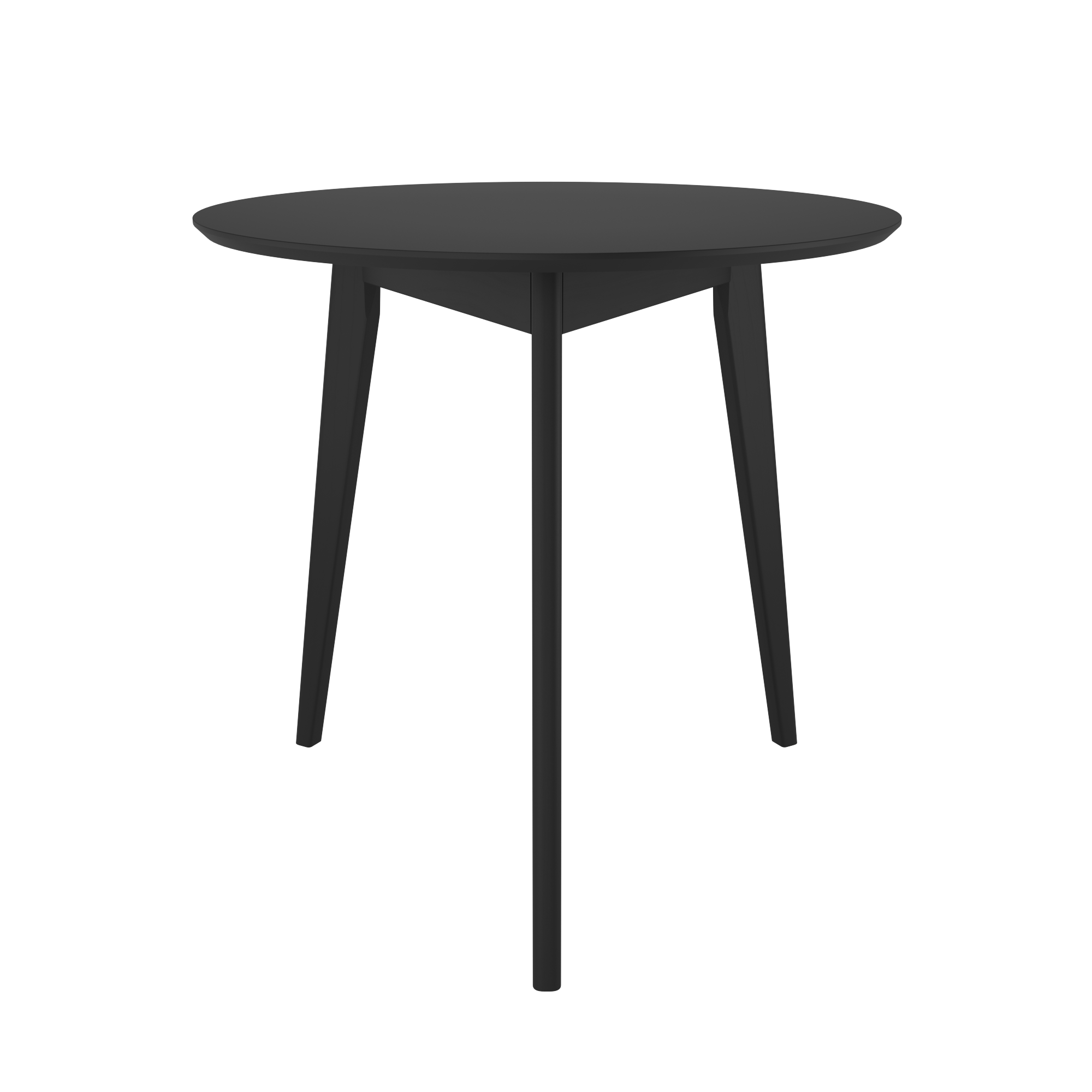 Стол обеденный Daiva casa Орион classic light 79*79, нераздвижной, черная эмаль