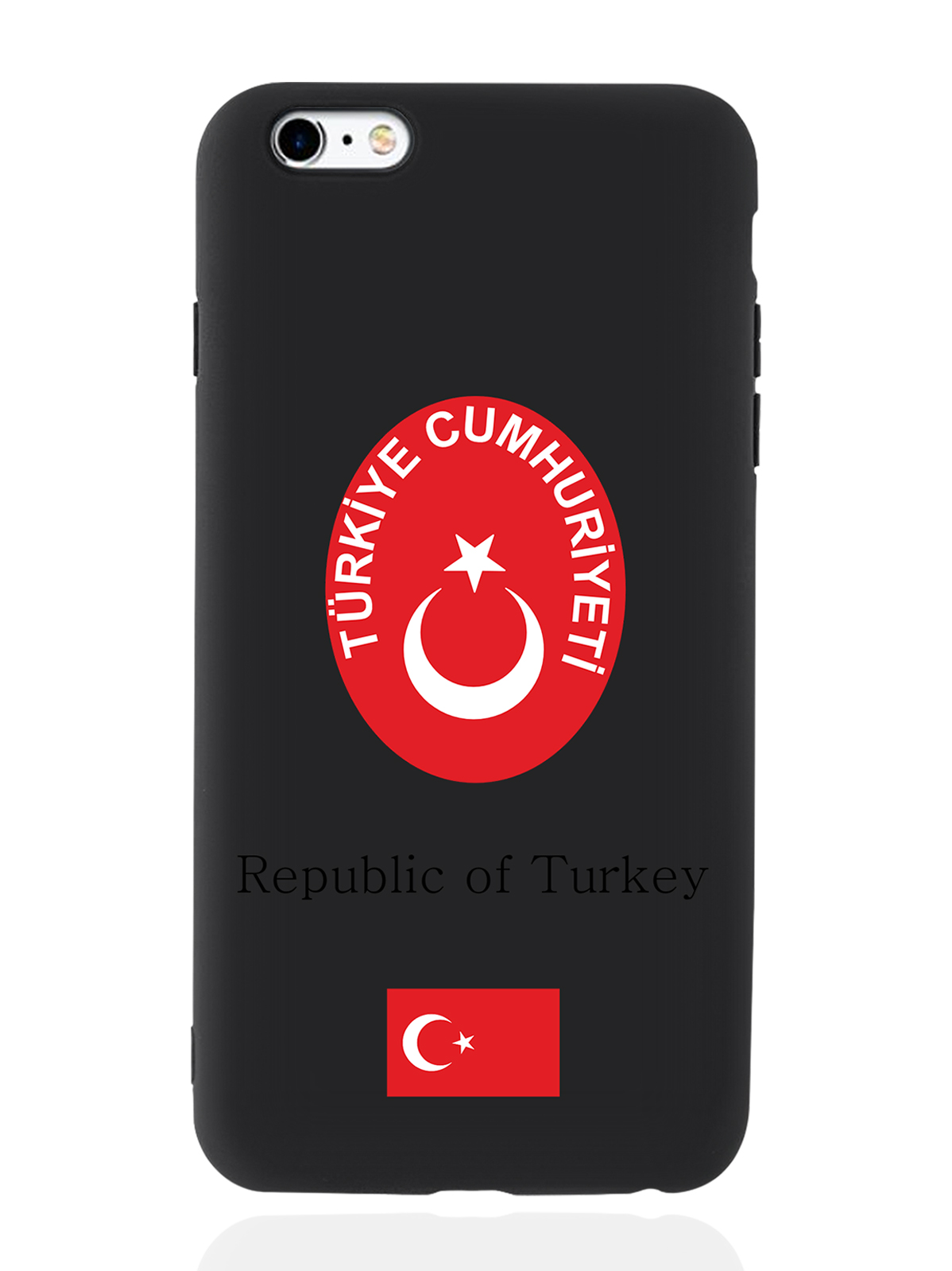 Чехол SignumCase для iPhone 6/6s Plus Герб Турции черный