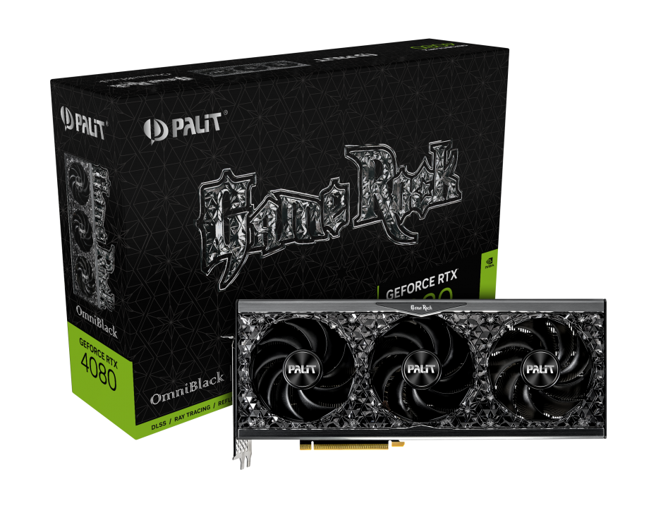 Видеокарта Palit NVIDIA GeForce RTX 4080 GameRock OmniBlack NED4080019T2-1030Q