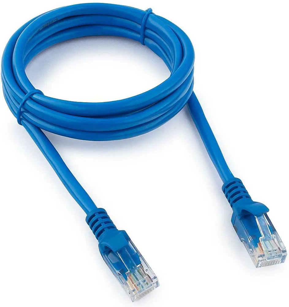 Кабель Cablexpert RJ45-RJ45, M-M 1,5м Blue (PP12-1.5M/B)