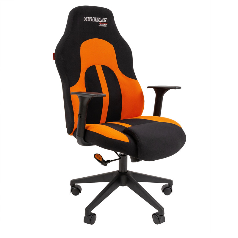 Игровое компьютерное кресло CHAIRMAN game 11 черный, оранжевый