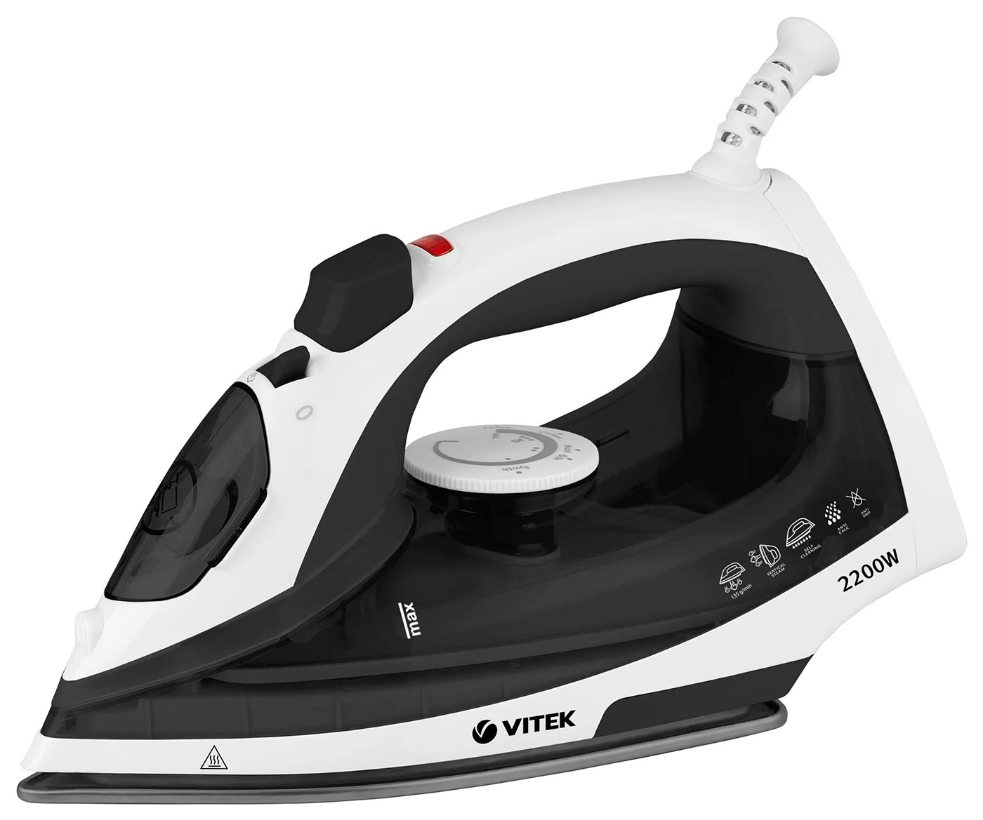 Утюг VITEK VT-8338 белый, черный