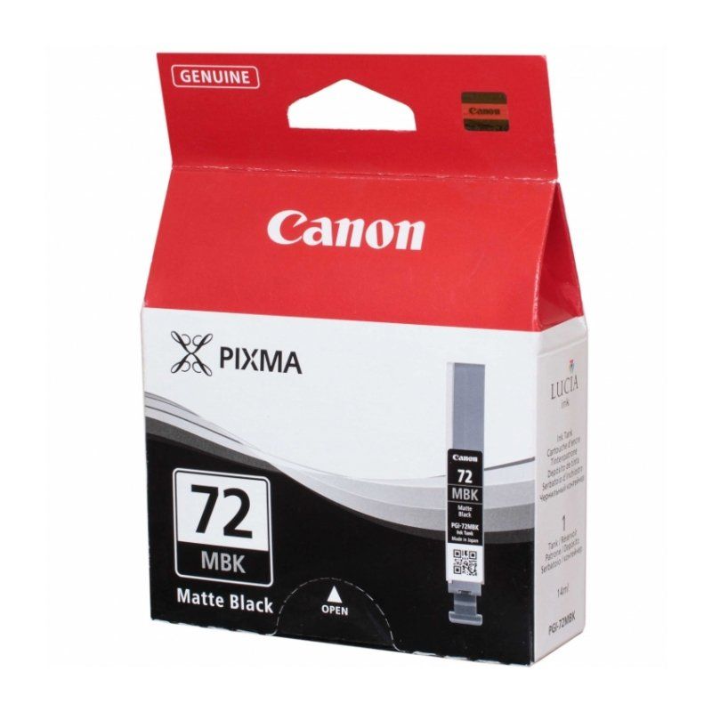 Картридж для струйного принтера Canon PGI-72MBK (6402B001) черный, оригинал