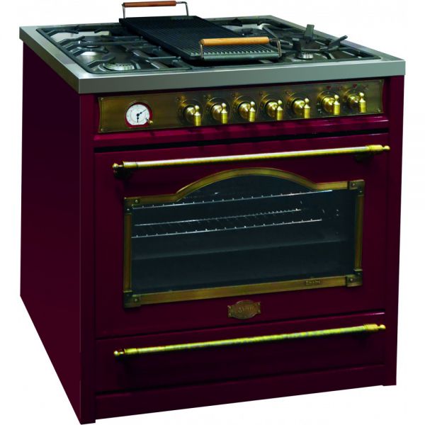 Комбинированная плита Kaiser HGE 93555 RotEm Dark Red