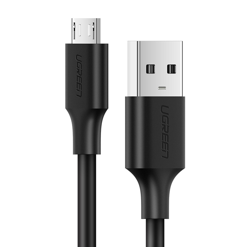 Кабель uGreen US289 (60136) USB 2.0 A - Micro USB 1м Черный
