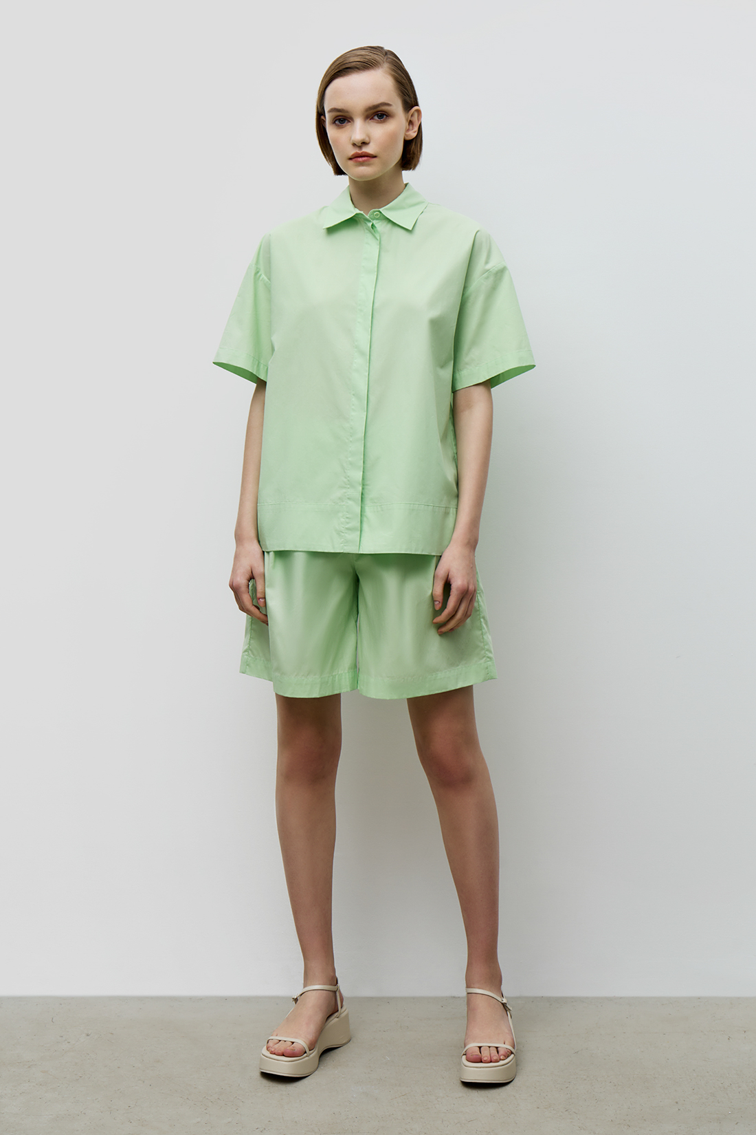 Повседневные шорты женские Baon B3223002 зеленые XS