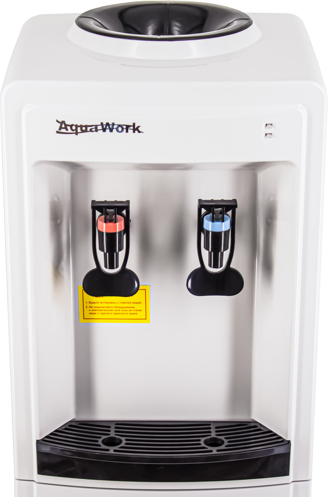 Кулер для воды Aqua Work 0.8LR (бело-черный), компрессорное охлаждение