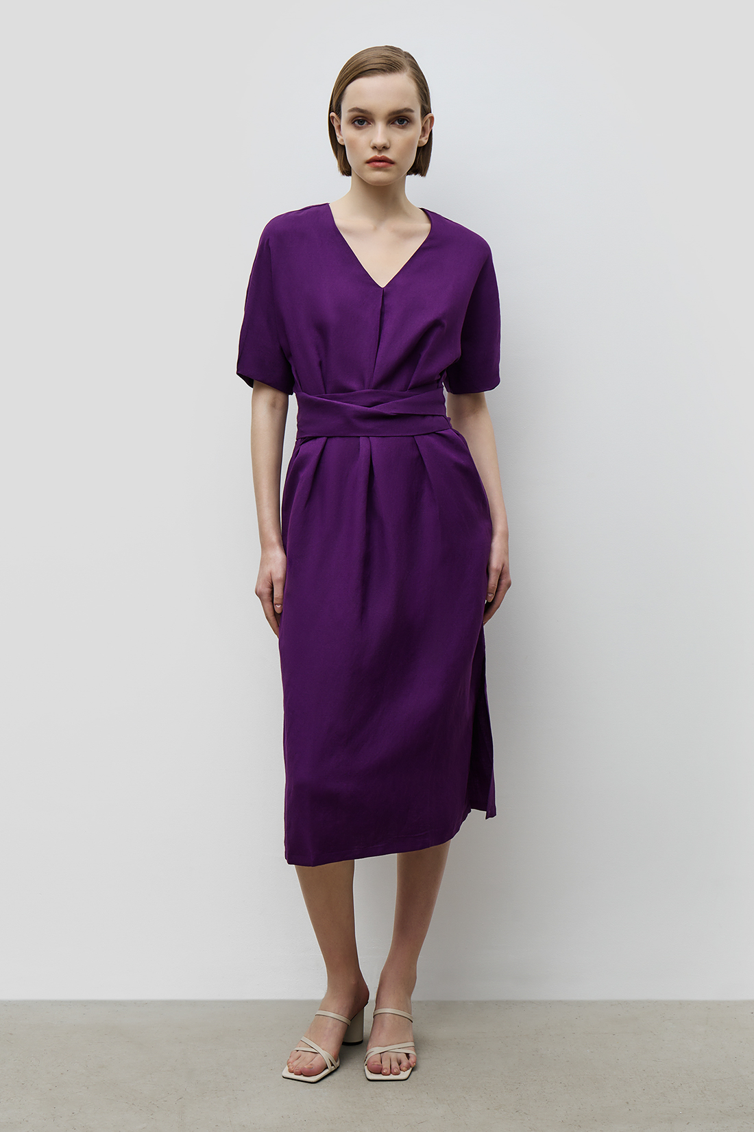 Платье женское Baon B4522050 фиолетовое XL