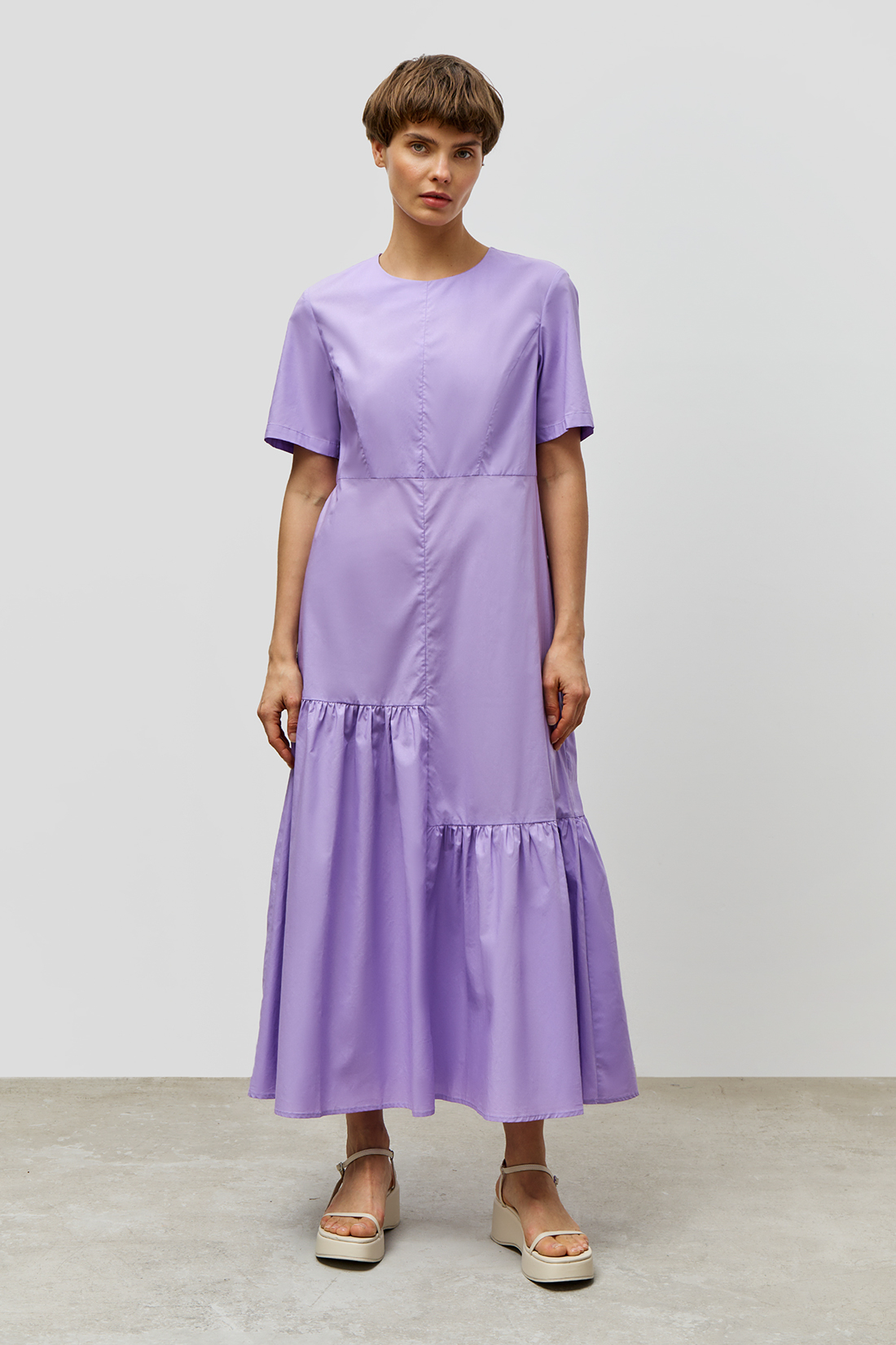 Платье женское Baon B4523024 фиолетовое L