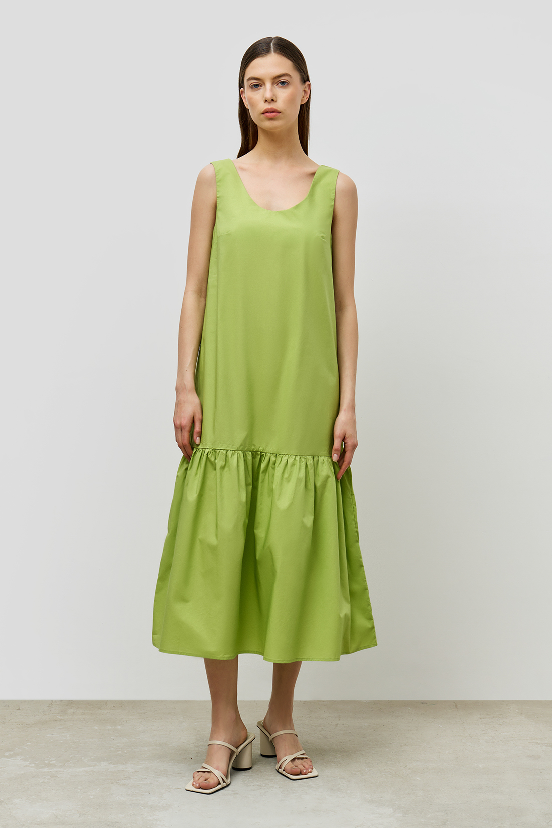 Платье женское Baon B4623001 зеленое XL
