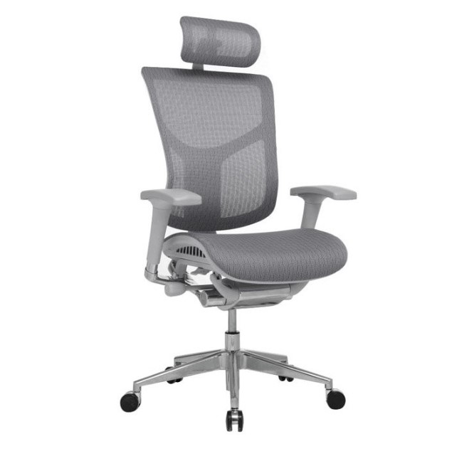 Кресло EXPERT STAR HSTM01-G-GY сетка серая / каркас серый
