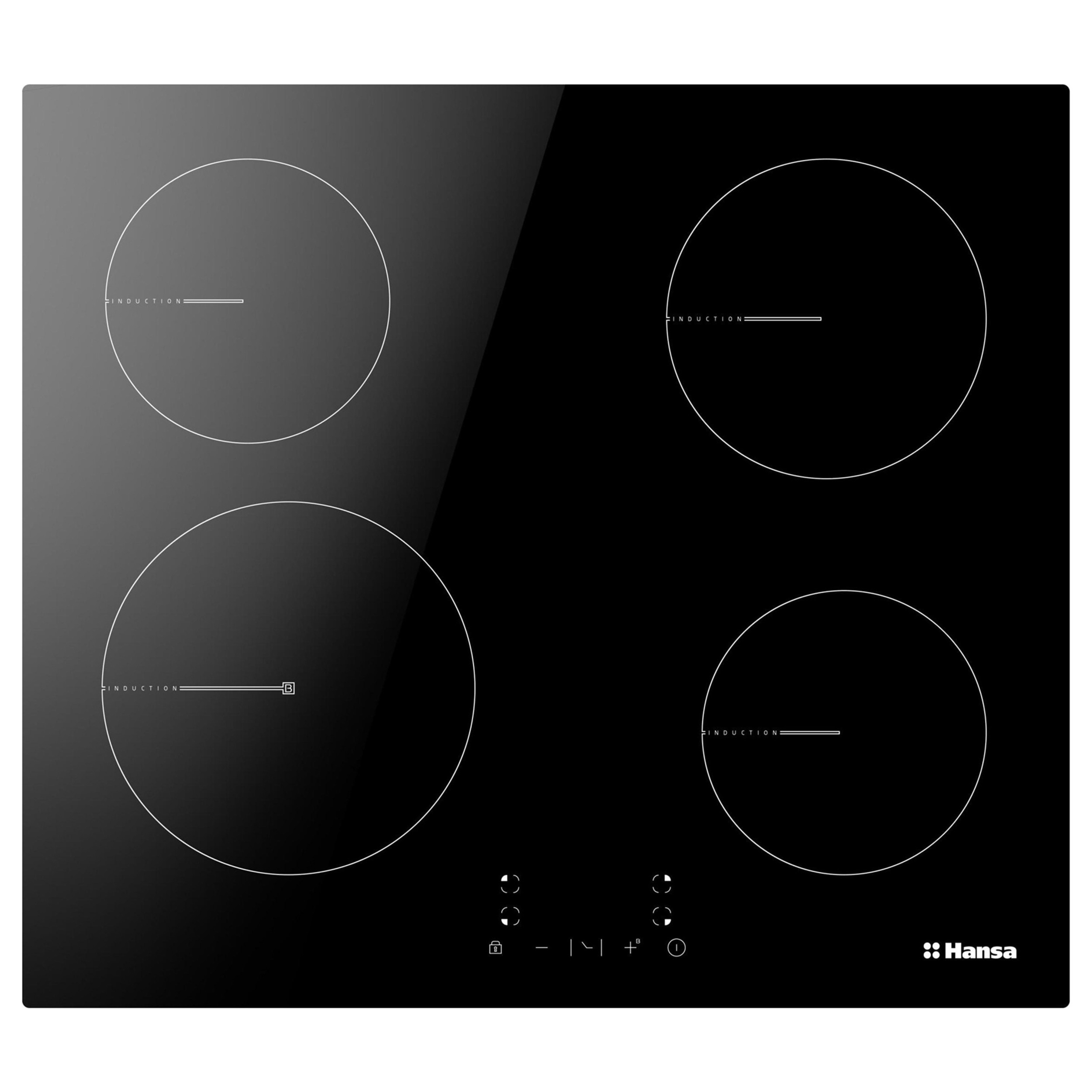 Встраиваемая варочная панель индукционная Hansa BHI68312 черный
