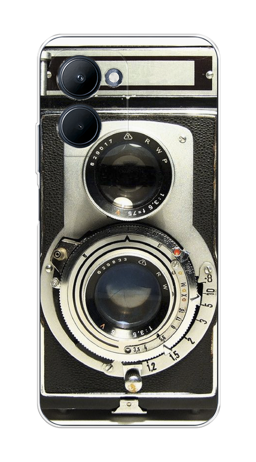Чехол на Realme C33 "Старинный фотоаппарат"