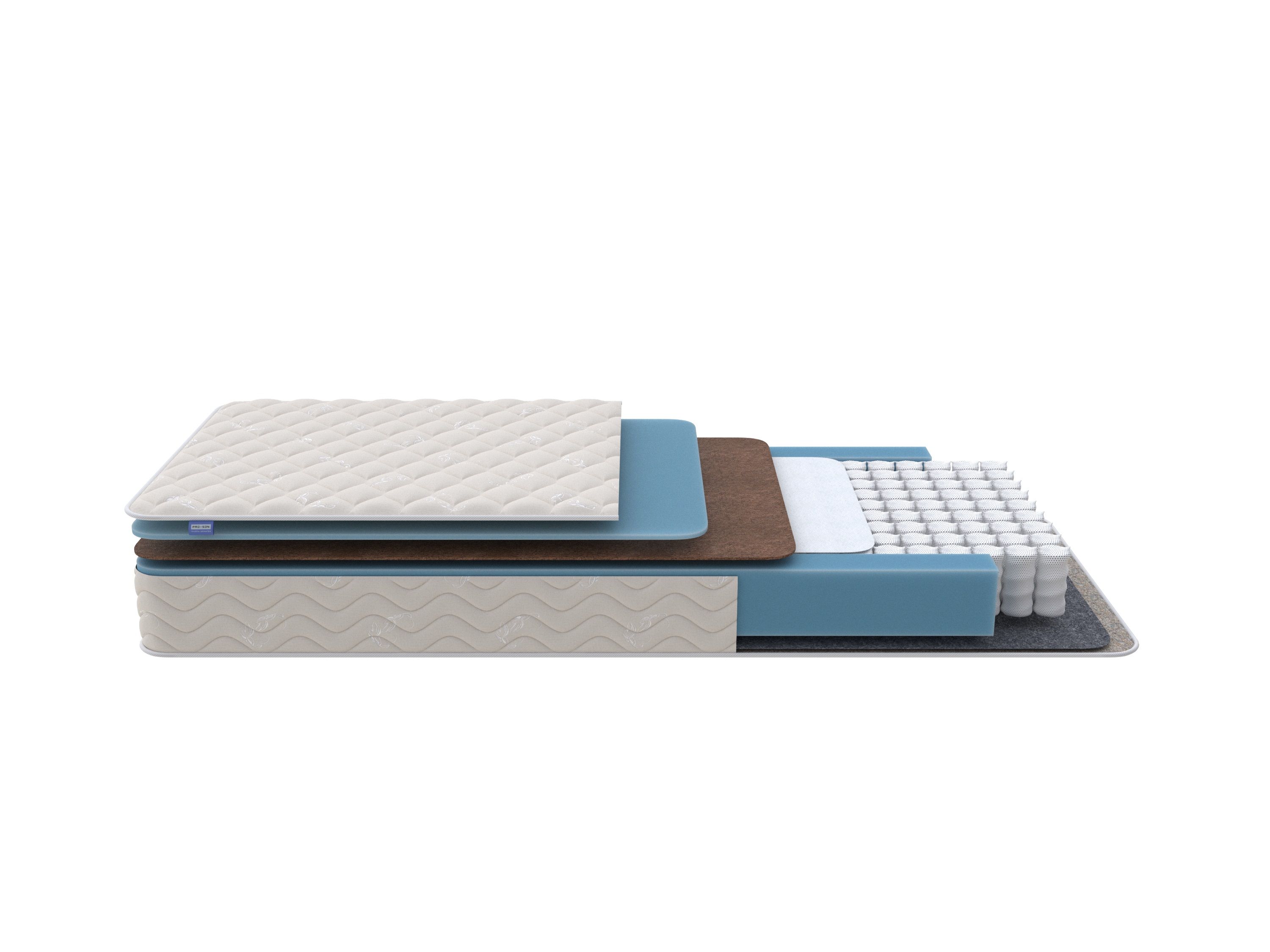 Матрас ортопедический пружинный FIRST Cocos Flat M размер 140x190