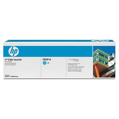 Картридж для лазерного принтера HP 824A (CB381A) голубой, оригинал
