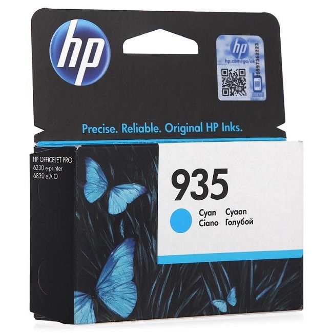 Картридж для струйного принтера HP 935 (C2P20AE) голубой, оригинал
