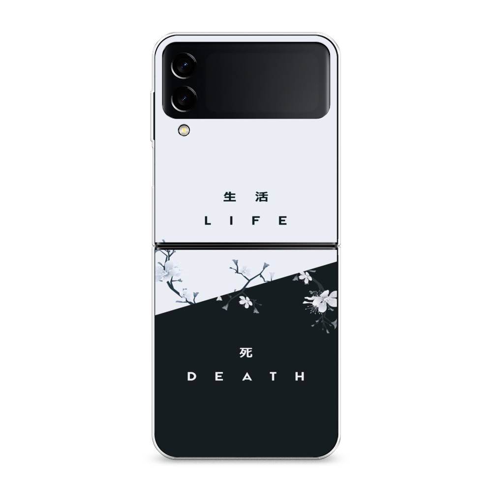Чехол Awog на Samsung Galaxy Z Flip 3 / Самсунг Z Flip 3 "Life and death"