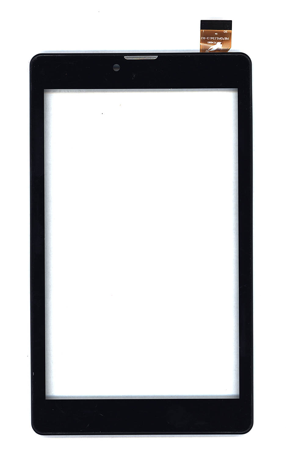 Сенсорное стекло (тачскрин) для Irbis TZ732 черное с рамкой
