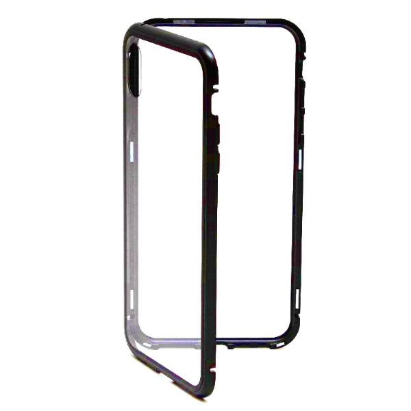 Чехол для IPhone XS Max магнитный 360°, черный
