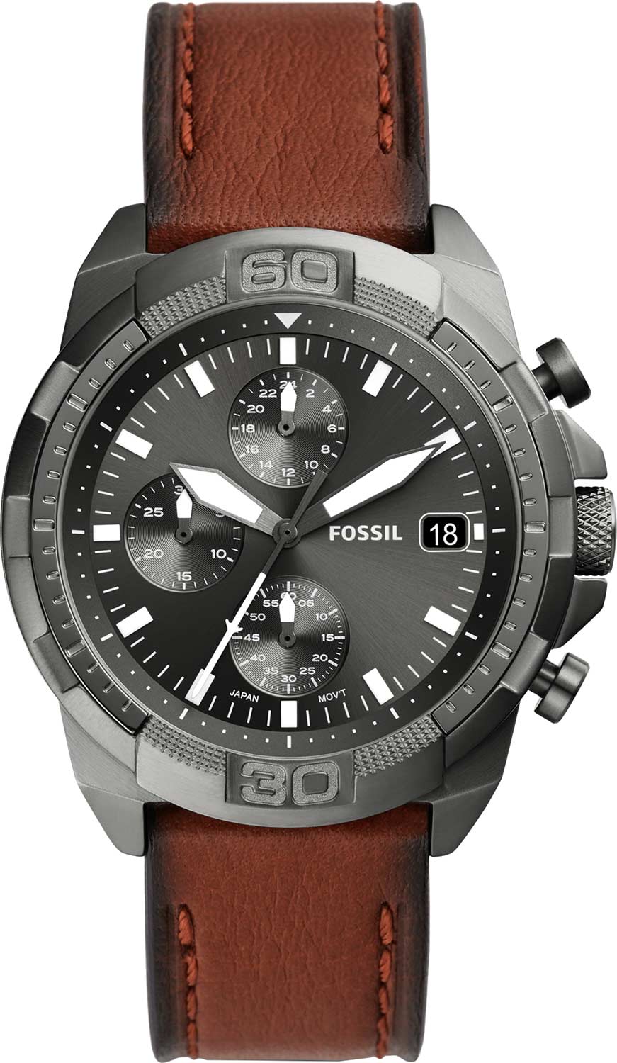 Наручные часы мужские Fossil FS5855 коричневые
