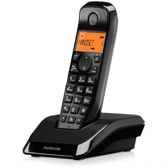 DECT телефон Motorola S1201 черный